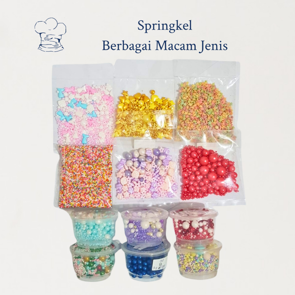 Jual Aneka Sprinkle – Topping Hiasan Kue dan Dessert (Springkel ...