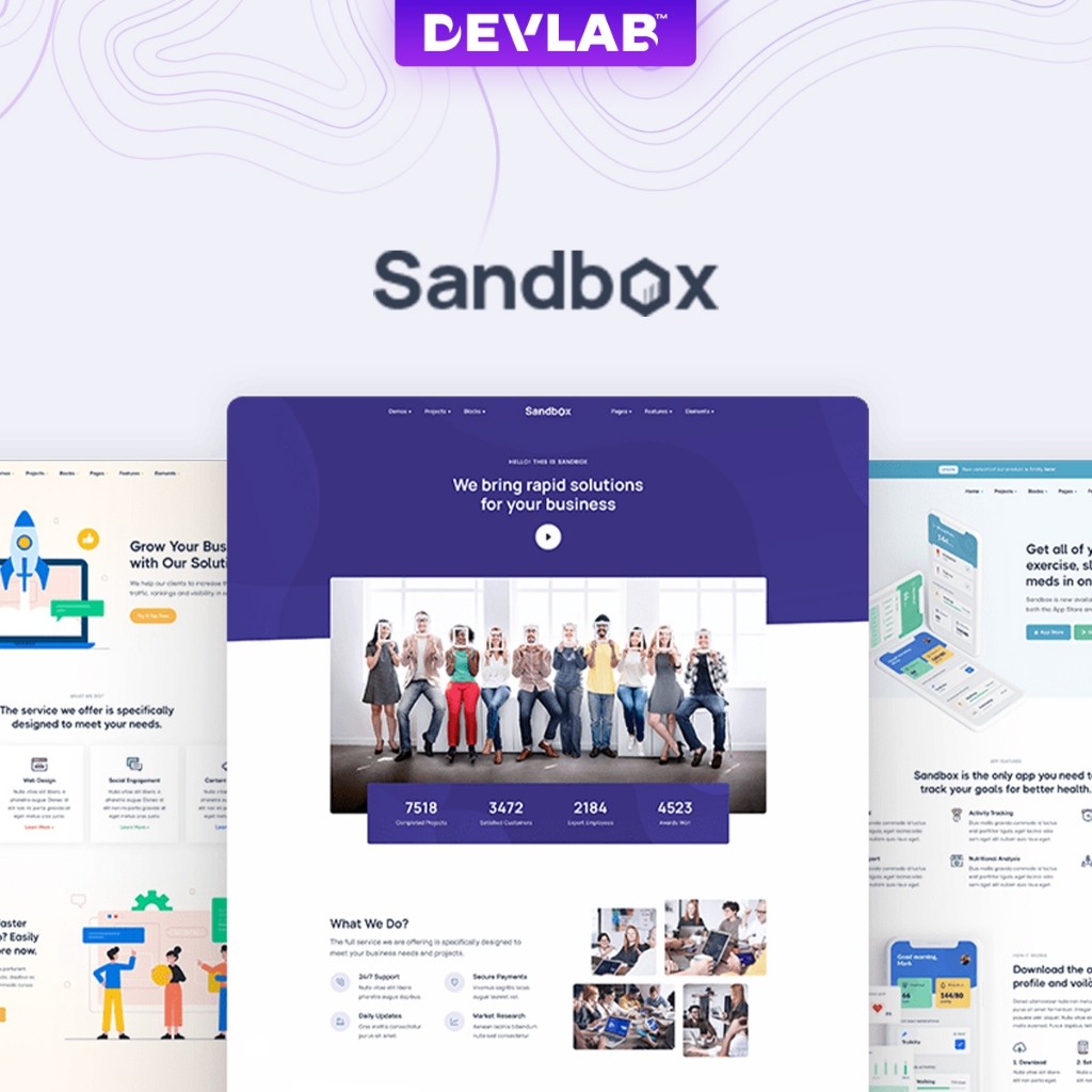 Jual Sandbox - Tailwind CSS Modern & Multipurpose Template | Shopee ...