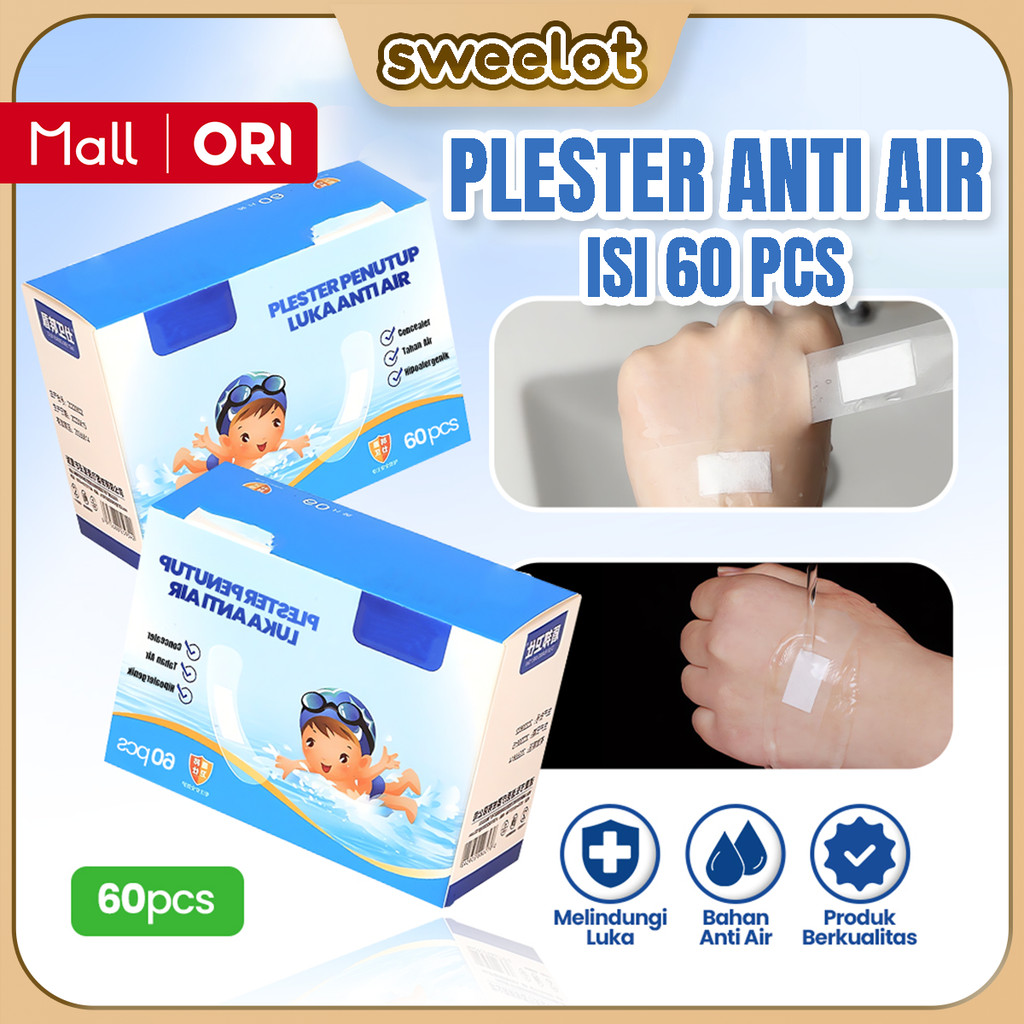 Jual 3M Plester Luka Tahan Air dan Bernapas Plester Luka Perban Medis ...