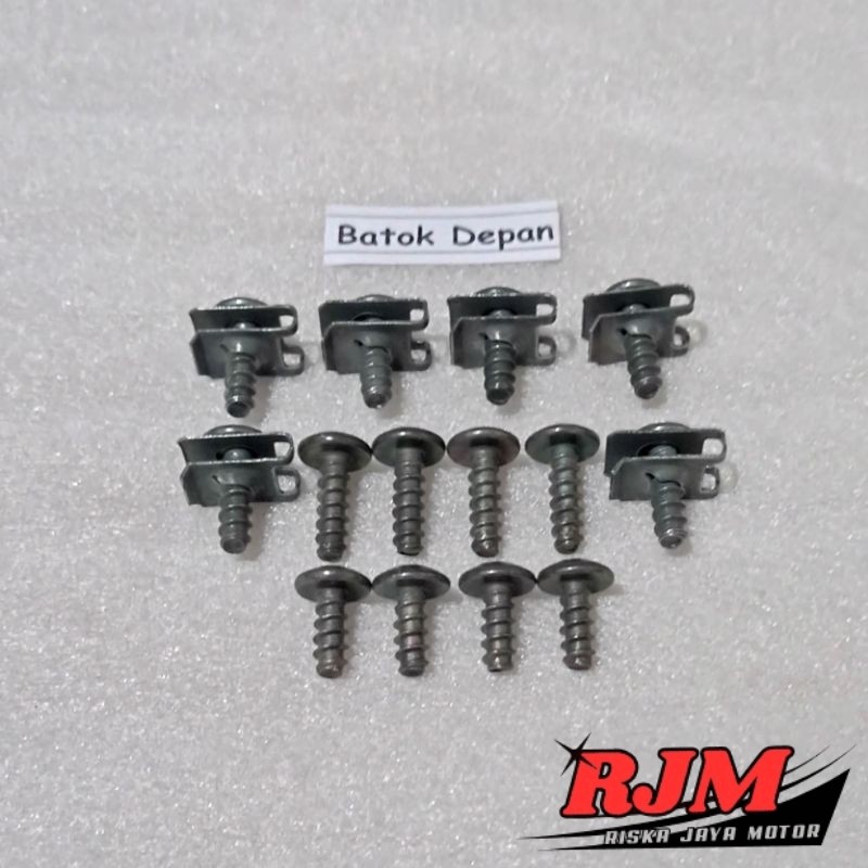 Jual Baut Full Set Cover Bodi Body Batok Depan Yamaha Mio Soul Karbu ...