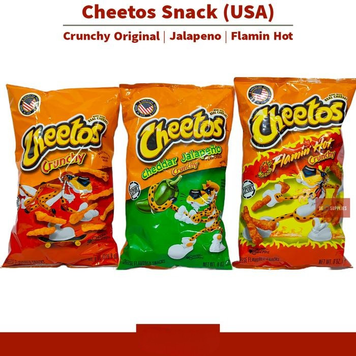 Jual Cheetos Crunchy Snack Import USA 226gr | Shopee Indonesia