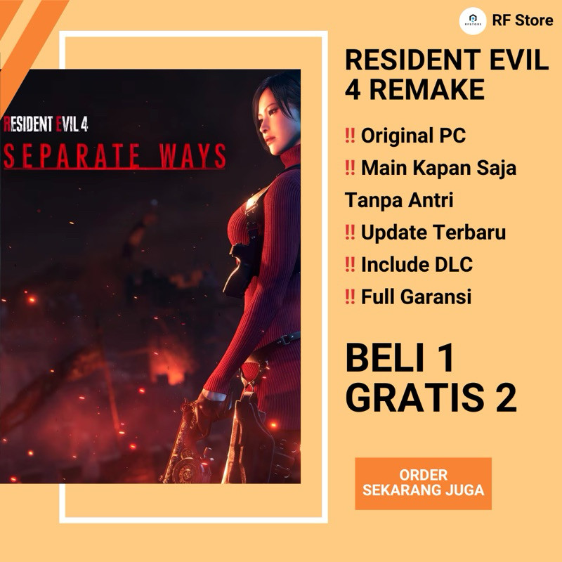 Jual Resident Evil 4 Remake - Deluxe Edition Game PC Original- (bahasa Indonesia) | Shopee Indonesia