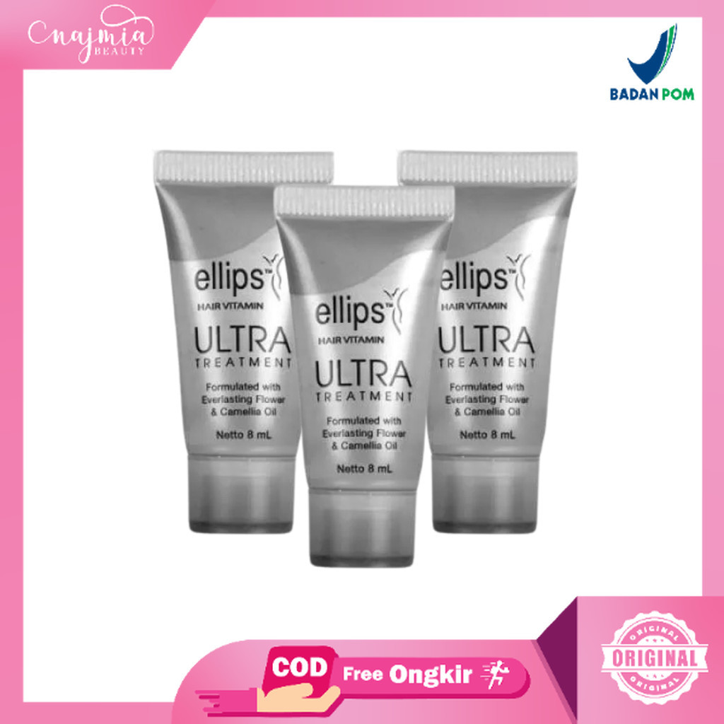 Jual Ellips Hair Vitamin Ultra Treatment Tube / Vitamin Rambut Ellips ...