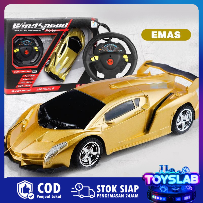 Jual Mobil Remote Control Olahraga Putar 360, Desain Indah, Skala 1:22 ...