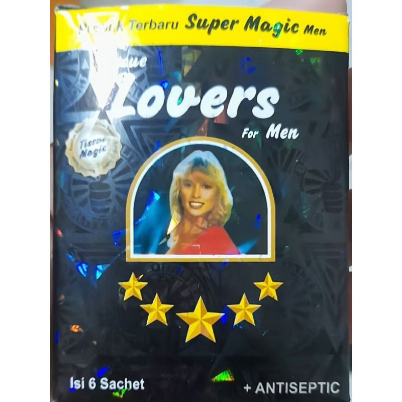 Jual Tisu Magic Power Man Original Tahan Lama 1 kotak Isi 6 Sachet ...