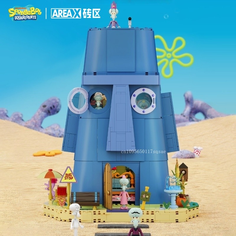 Jual 2025 New SpongeBob SquarePants Series Animation Building Blocks ...