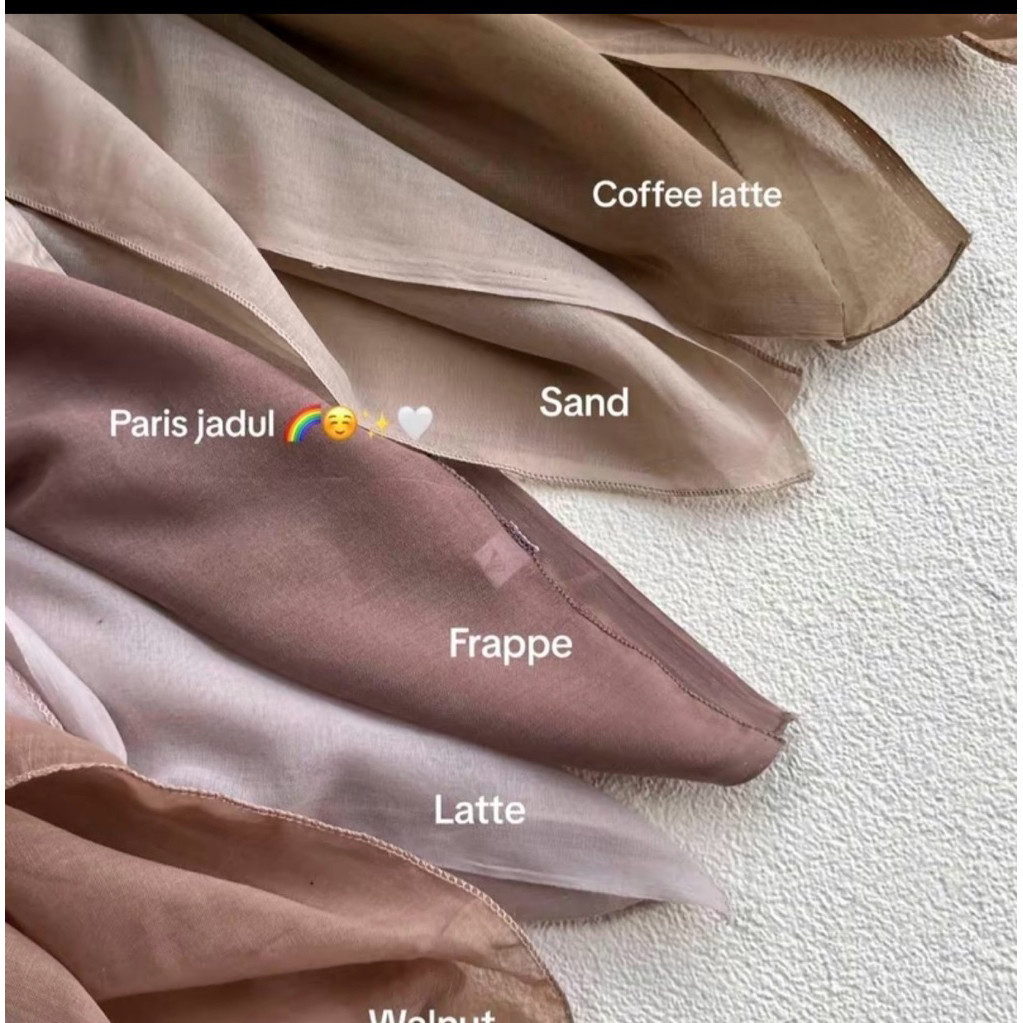 Jual -original produk- VARISHA | PARIS JADUL hijab segiempat polos ...