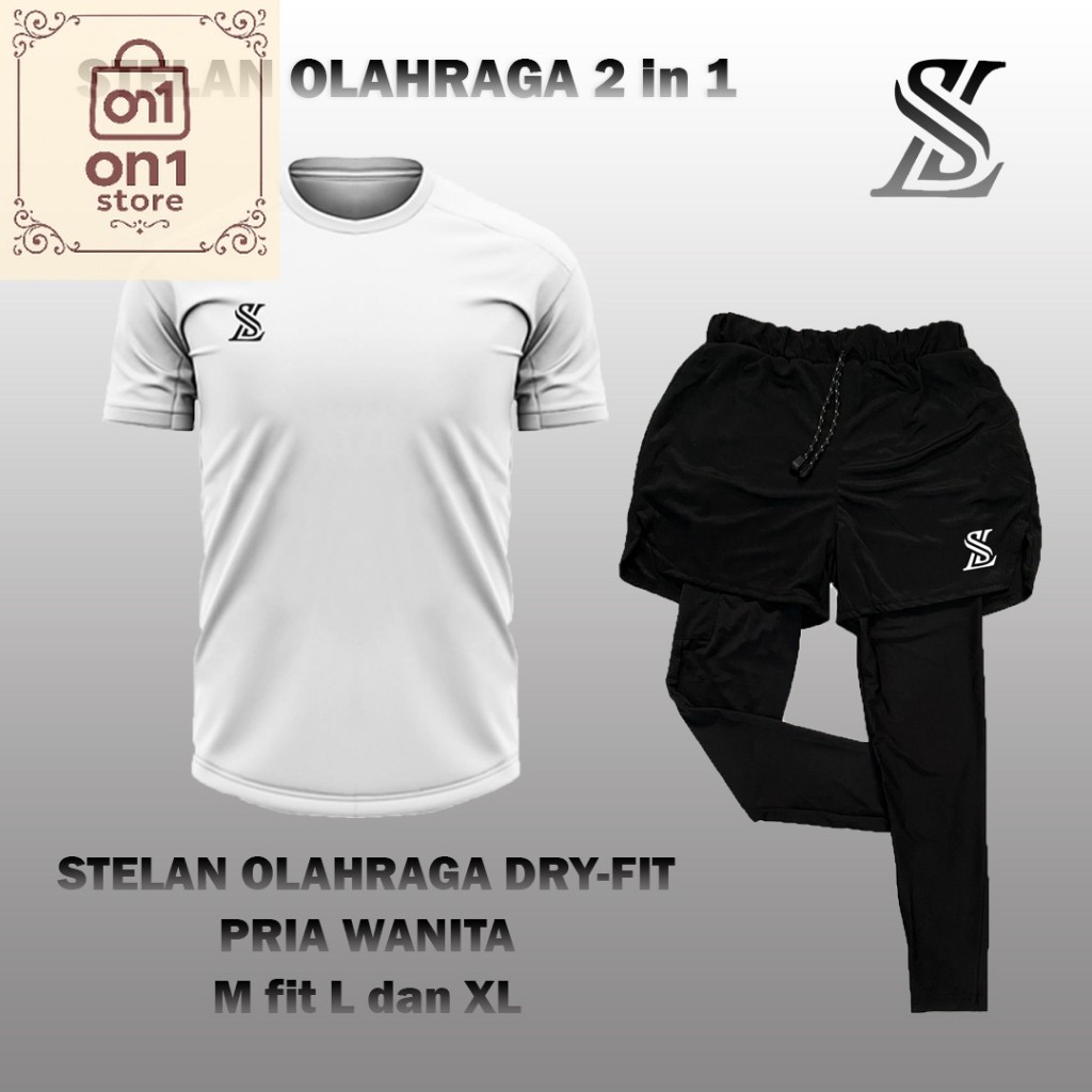 Jual Baju Olahraga Terbaru / Setelan Olahraga Pria Wanita 1 Set Baju ...