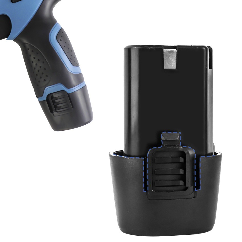 Jual 【Kirim sekarang】Batre bor cordless 12 volt+Charger Power Adapter ...