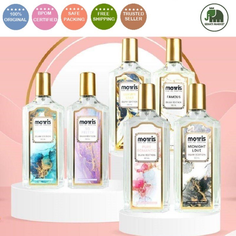Jual ֍SEHATI֎ MORRIS Glam Edition Eau De Parfum 100 ML | Midnight Love ...