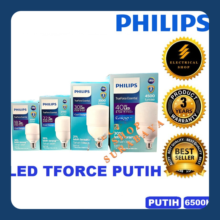 Jual Philips Lampu LED Trueforce 18W 20W 22W 25W 30W 35W 40W 45W 18 20 ...