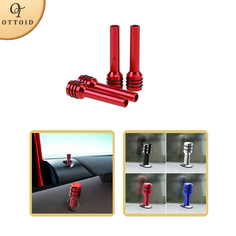Jual OTTOID 4Pcs Knop Kunci Pintu Mobil Modifikasi Knob Pin Pengunci ...
