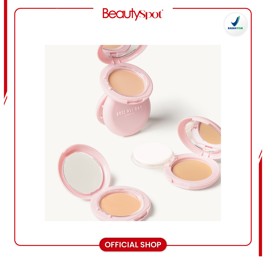 Jual ROSE ALL DAY Compact Powder | Shopee Indonesia