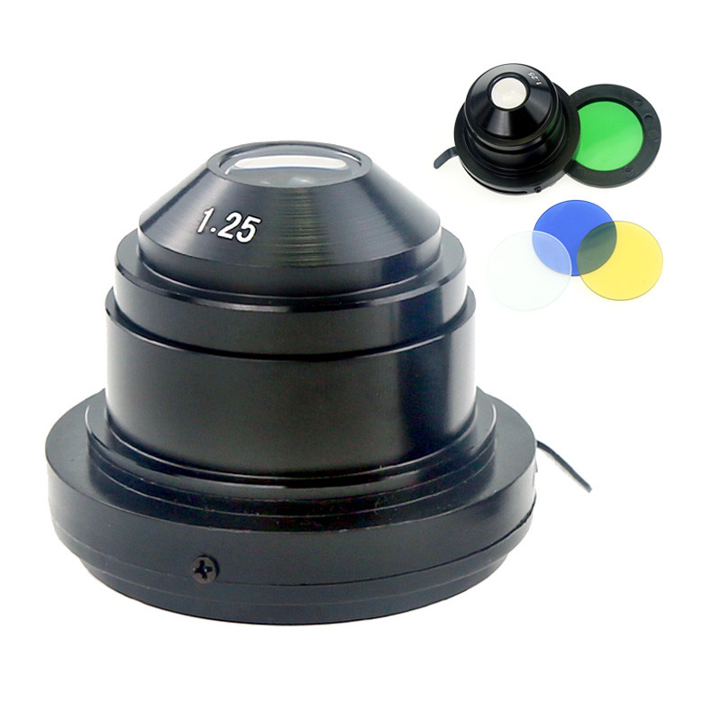 Jual Biological Microscope Abbe Condenser N.A.1.25 Collecting mirror ...