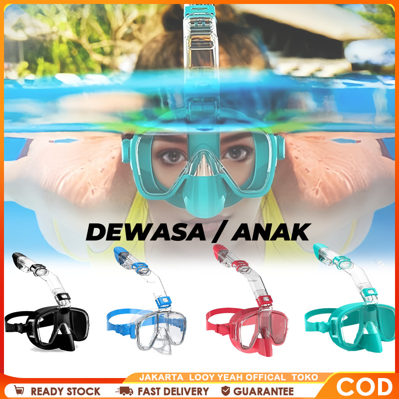 Jual Profesional Snorkle Mask Dewasa Dan Anak Diving Alat Selam ...
