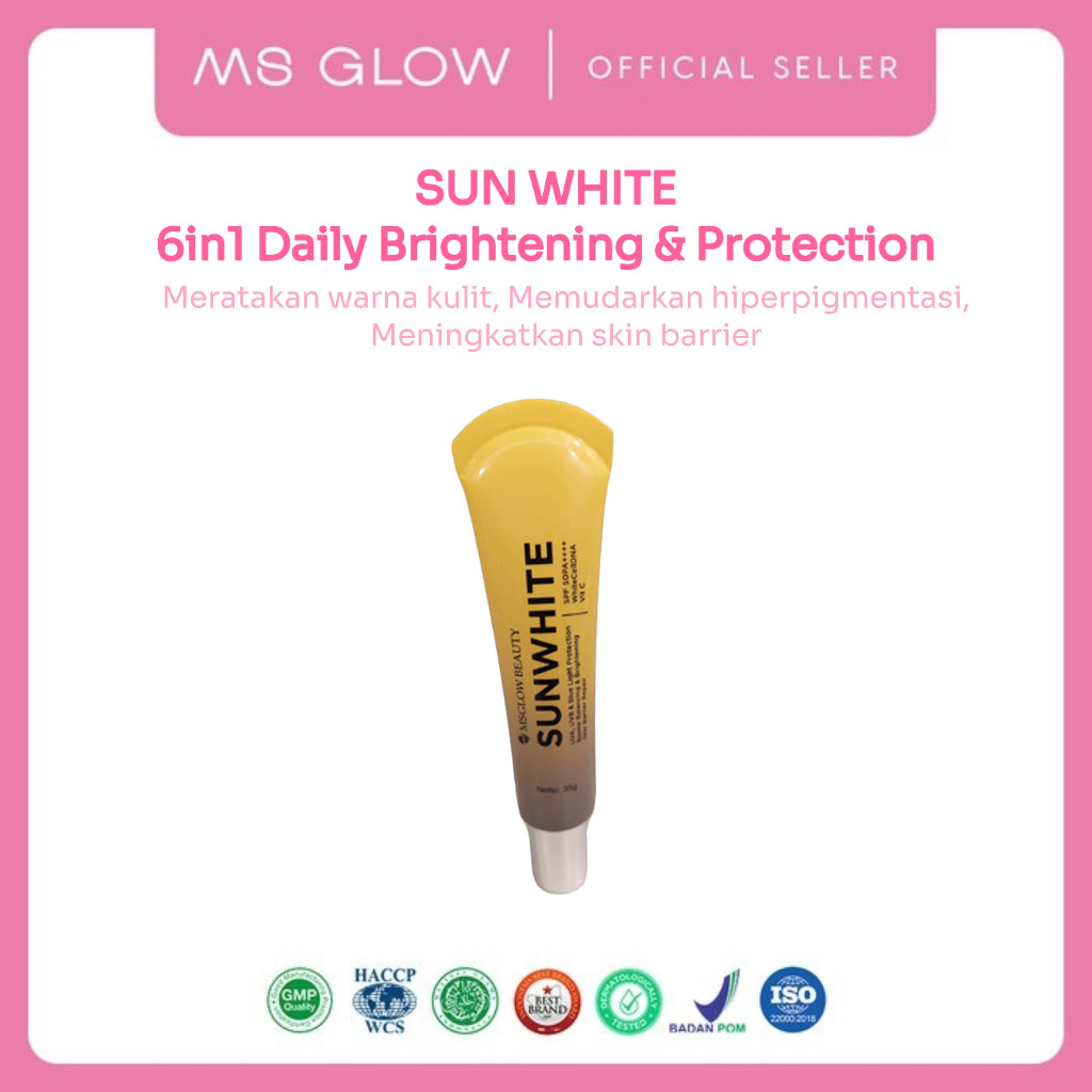 Jual SUNWHITE PROTECTION & BRIGHTENING SPF 50 PA ++++ | Shopee Indonesia