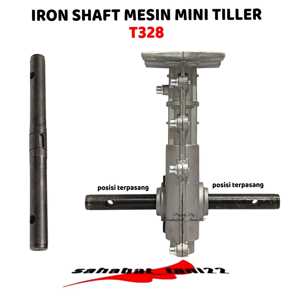 Jual Iron Shaft Gearbox Mini Tiller Alat Penggembur Tanah Mesin Potong ...
