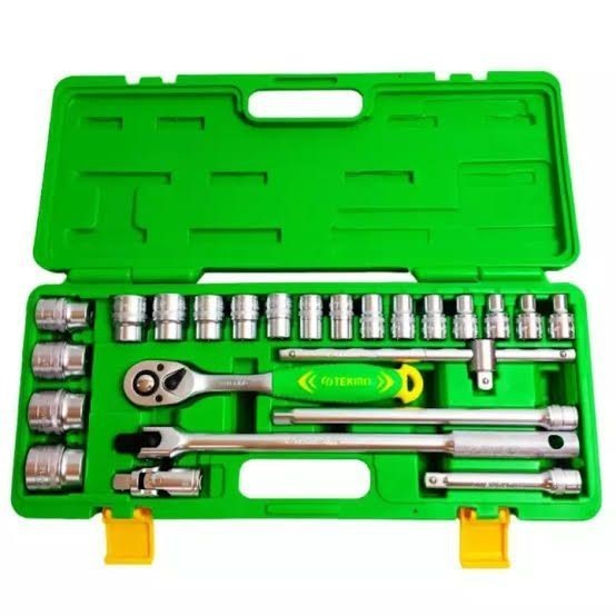 Jual OrI KUNCI Sock Set 24 pcs Pvc Tekiro Hand Mata Sok Shock Socket 24pcs Box Plastik 6 12 Pt ...