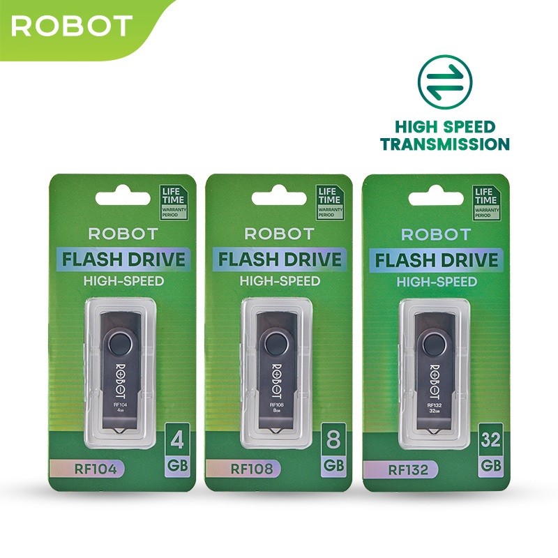 Jual ROBOT FlashDisk FlashDrive Penyimpanan Data New Rotatable U-Disk ...