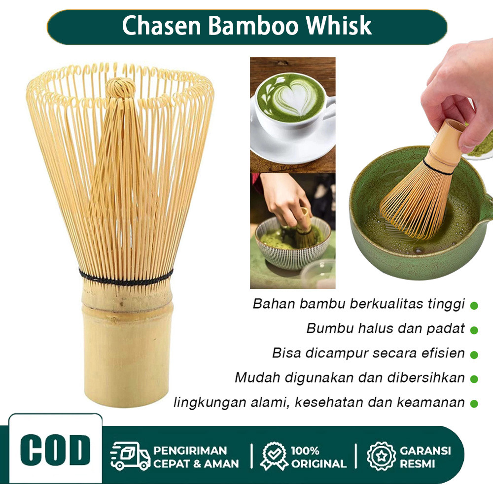 Jual 120 Prongs Bambu Matcha Whisk – Pengocok Matcha Bambu Praktis ...