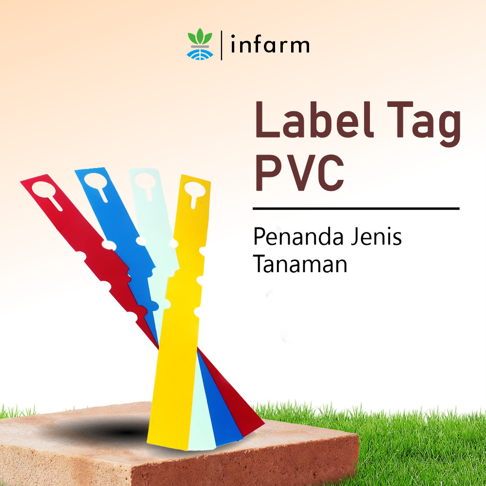 Jual INFARM - Label Nama Tag Nametag Tanaman Slip On PVC Anti Air | Shopee Indonesia
