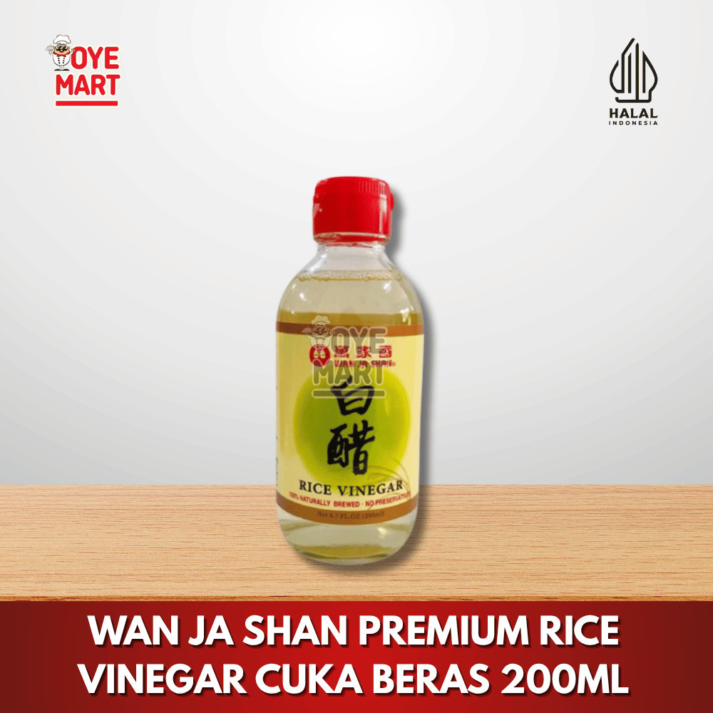 Jual WAN JA SHAN PREMIUM RICE VINEGAR CUKA BERAS 200ML | Shopee Indonesia