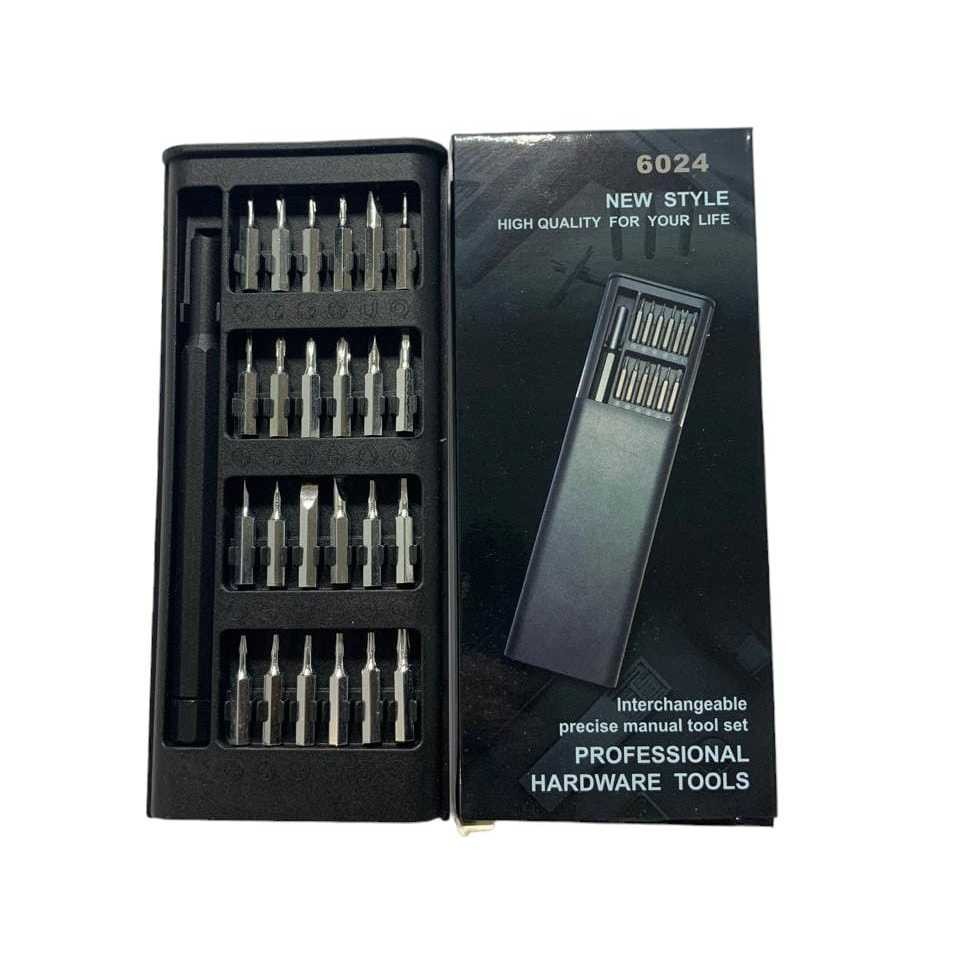 Jual Obeng set 24in1 obeng magnet multifungsi isi 24 obeng servis hp ...