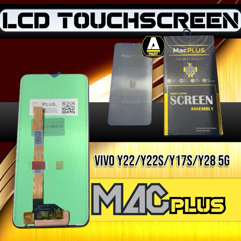 Jual LCD TOUCHSCREEN VIVO Y22 / Y225 / Y175 / Y28 5G MACPLUS | Shopee ...