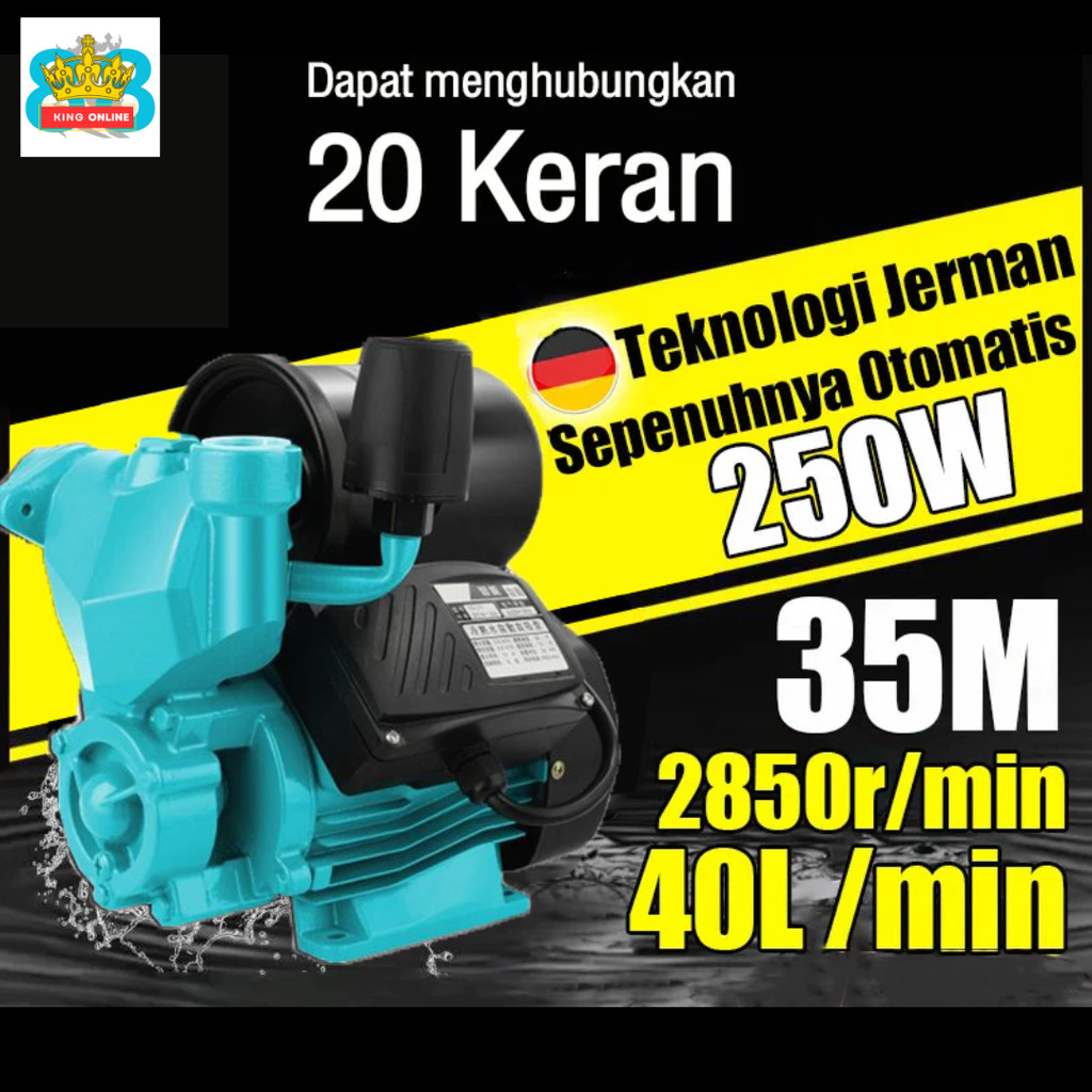 Jual REAIM Pompa air Otomatis 250W Mesin Pompa Air Pompa Air Listrik ...