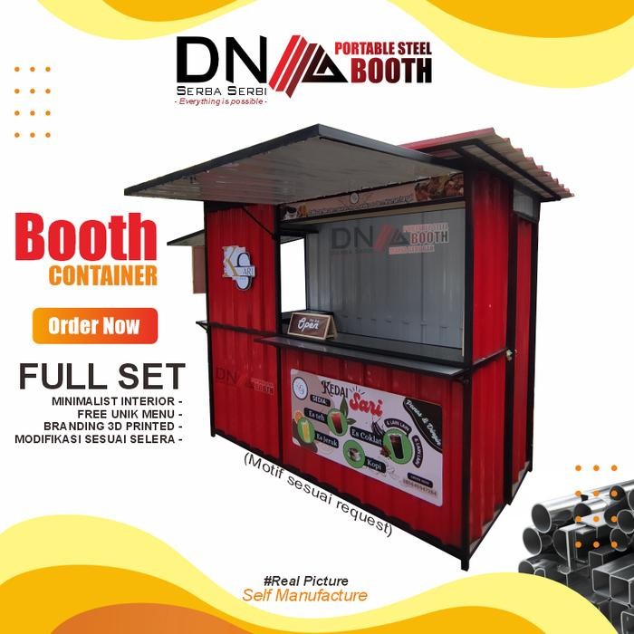 Jual MG I BOOTH CONTAINER PERMANET BESI [COSTUME][MURAH][ORIGINAL ...
