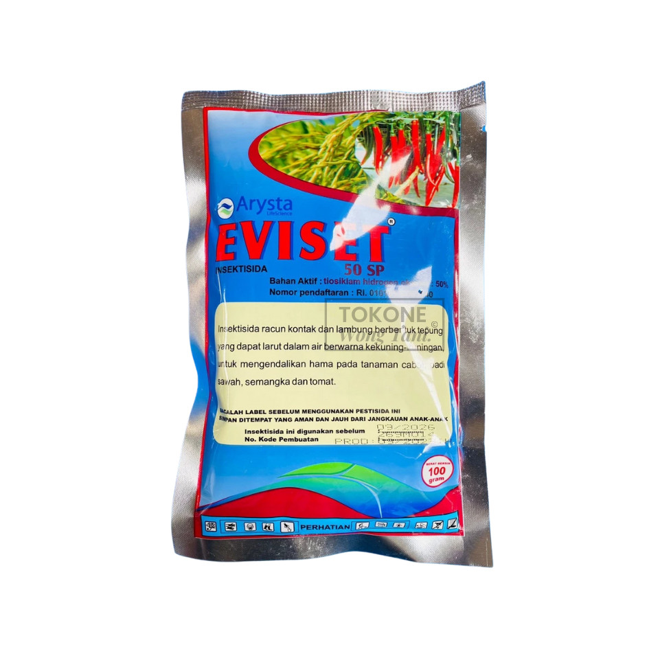 Jual Insektisida EVISET isi 100 Gr Original ARYSTA LIFESCIENCE ...
