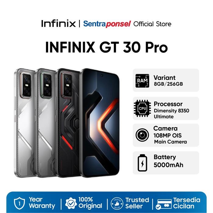 Jual Infinix GT 30 Pro 8GB/256GB - Extended RAM - Dimensity 8350 ...