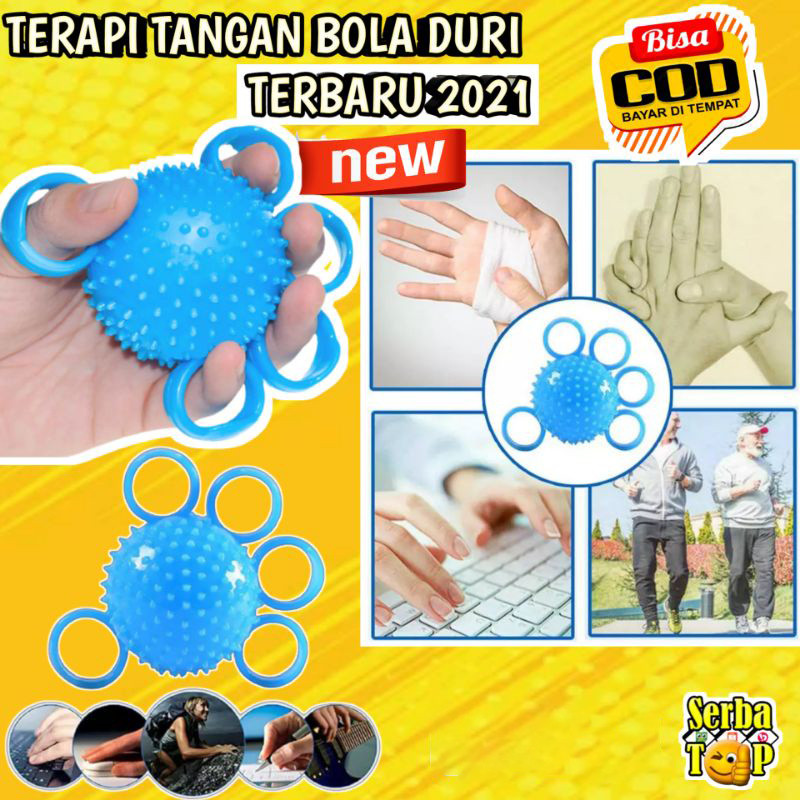 Jual Bola Terapi Tangan Stroke Berduri Finger Grip Ball Bola Tangan ...