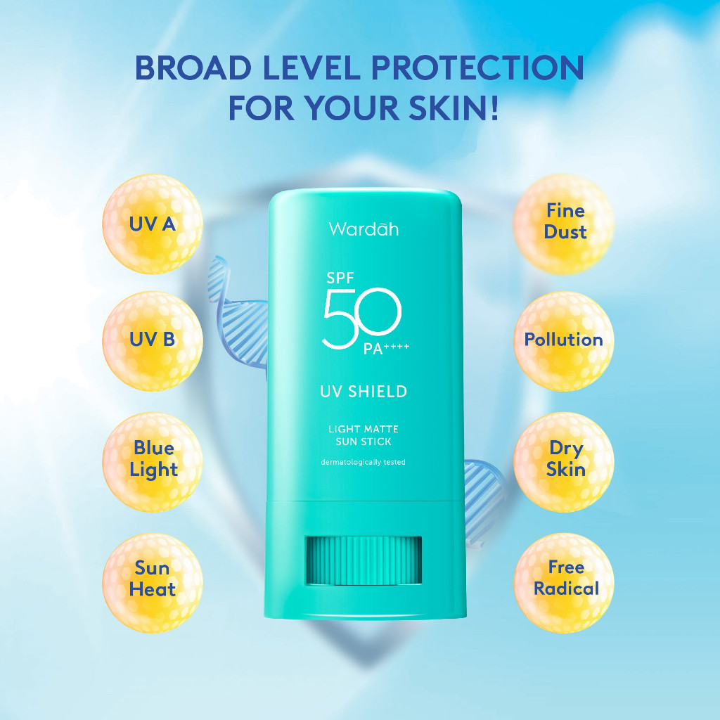 Jual Grand Bazaar - WARDAH UV SHIELD LIGHT MATTE SUN STICK SPF 50 PA ...