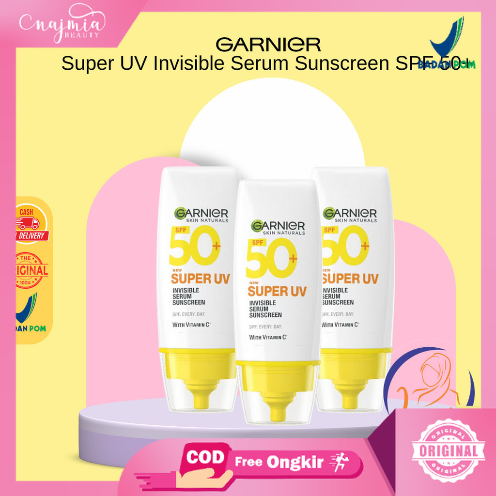 Jual Garnier Super Uv Invisible Serum Sunscreen Spf 50+ Pa++++ 30Ml ...