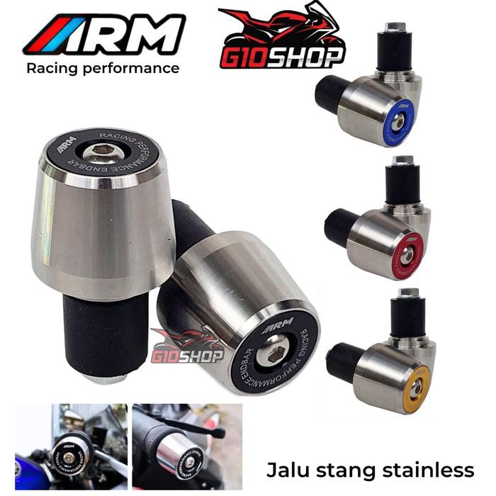 Jual Jalu stang ARM Premium Stainless Two Tone Motor Universal Nmax ...