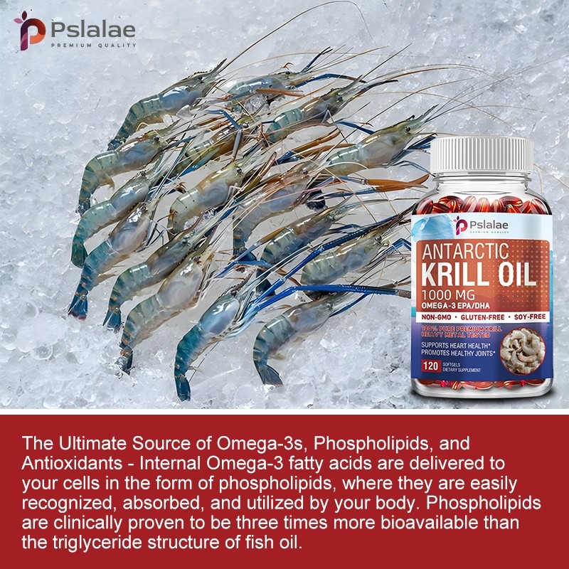 Jual Minyak Krill Antartika 1000mg 120 Kapsul – Omega 3 EPA DHA dengan ...