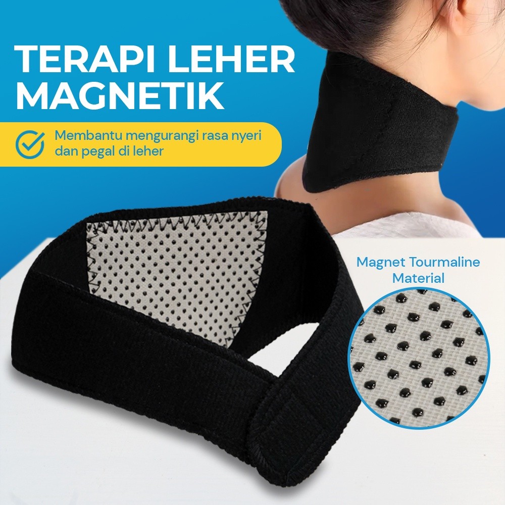 Jual Terapi Leher Magnetic Tourmaline Therapy Neck Massager | Shopee ...