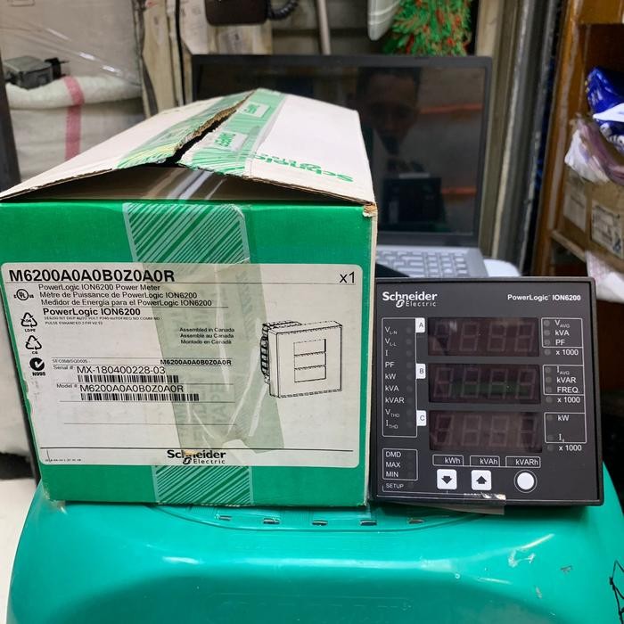 Jual Schneider Powerlogic ION6200 Power Meter ION 6200 M6200A0A0B0Z0A0R ...