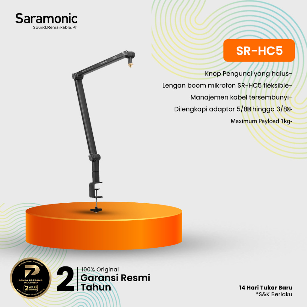 Jual Saramonic SR-HC5 Microphone Boom Arm | Shopee Indonesia