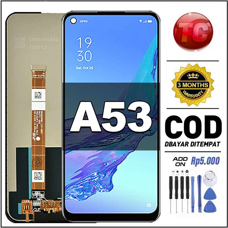 Jual LCD For OPPO A53 original 100% full set Ori asli hp Touchscreen Glass Touch Screen ...
