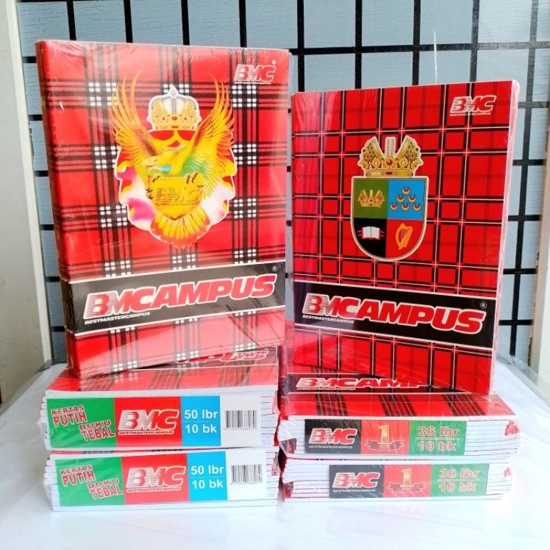 Jual Buku Tulis Campus BMC 36 & 50 Lembar Ukuran Boxy Panjang ( 1Pak ...