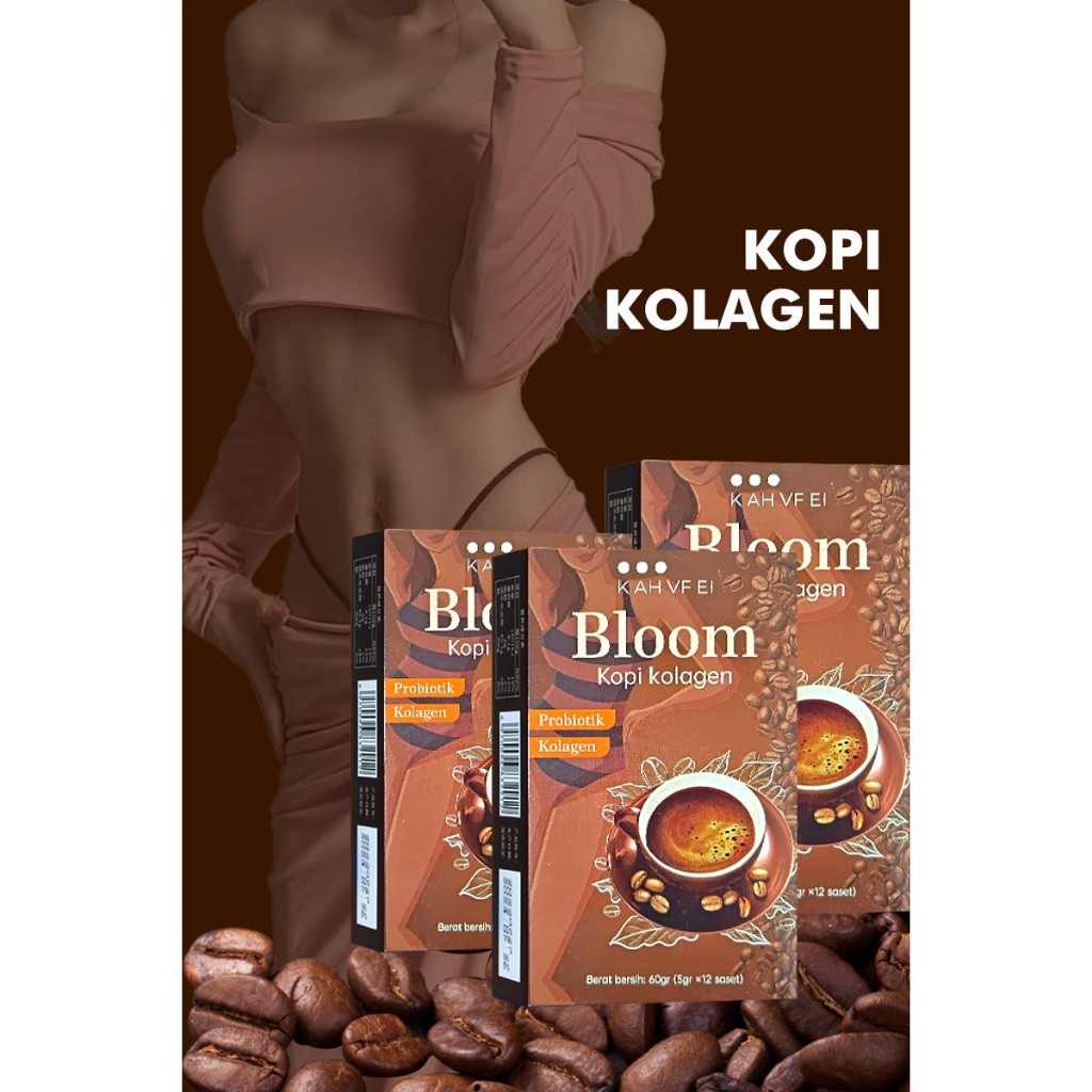 Jual NEW Bloom Collagen Coffee Kopi Diet Enzim Pelangsing Tubuh ...