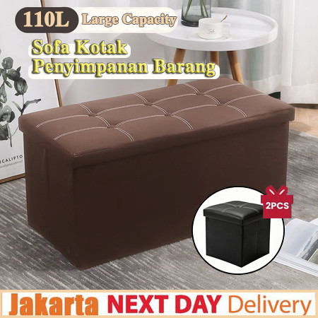 Jual Sofa Storage Box Kursi Box Penyimpanan Dapat Dilipat Kursi ...