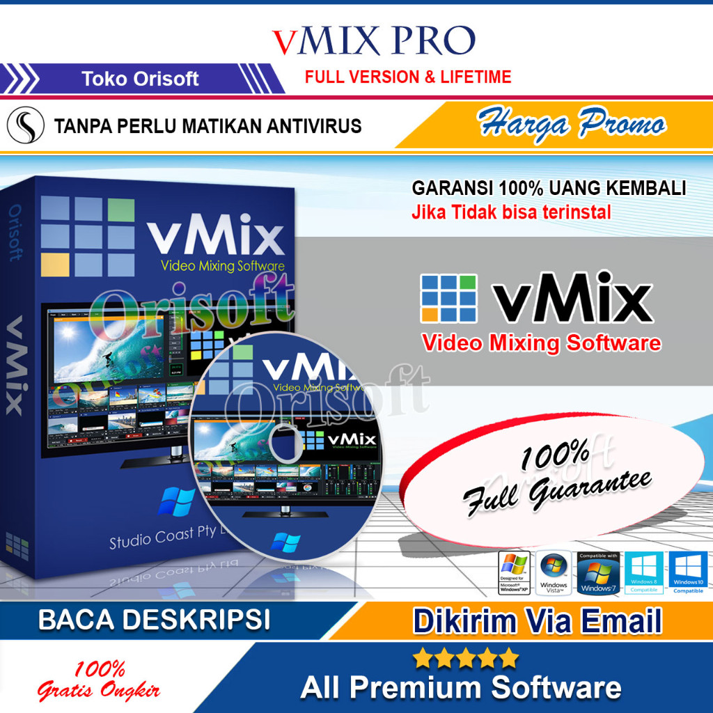 Jual Vmix Pro 24 Full Version Lifetime + Video Cara Instal | Shopee Indonesia
