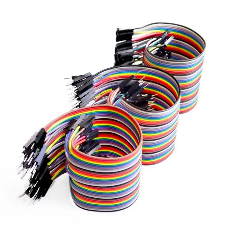 Jual 40PCS JUMPER CABLE KABEL 40CM MALE TO FEMALE DUPONT FOR BREADBOARD ...
