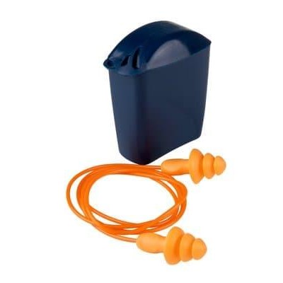 Jual 3M Reusable Ear Plugs 1271 Dengan Tali dan Kotak Penyimpan , 1 Pcs ...