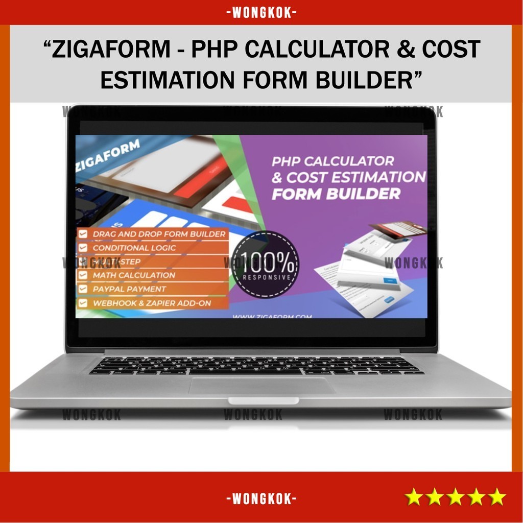 Jual SOURCE CODE APLIKASI WEB ZIGAFORM - PHP CALCULATOR & COST ESTIMATION FORM BUILDER D381 ...