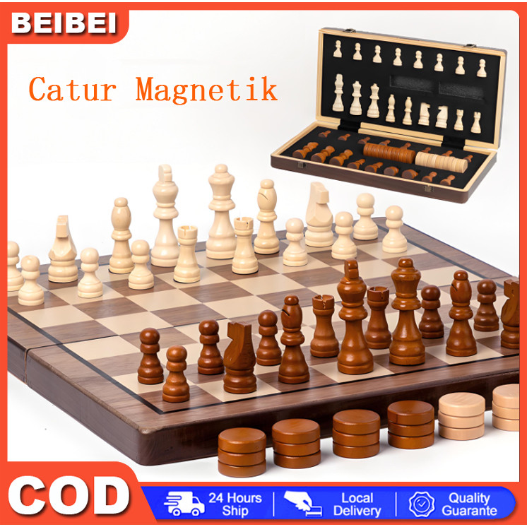 Jual Seri koleksi catur gaya kayu klasik hadiah imitasi kayu catur ...