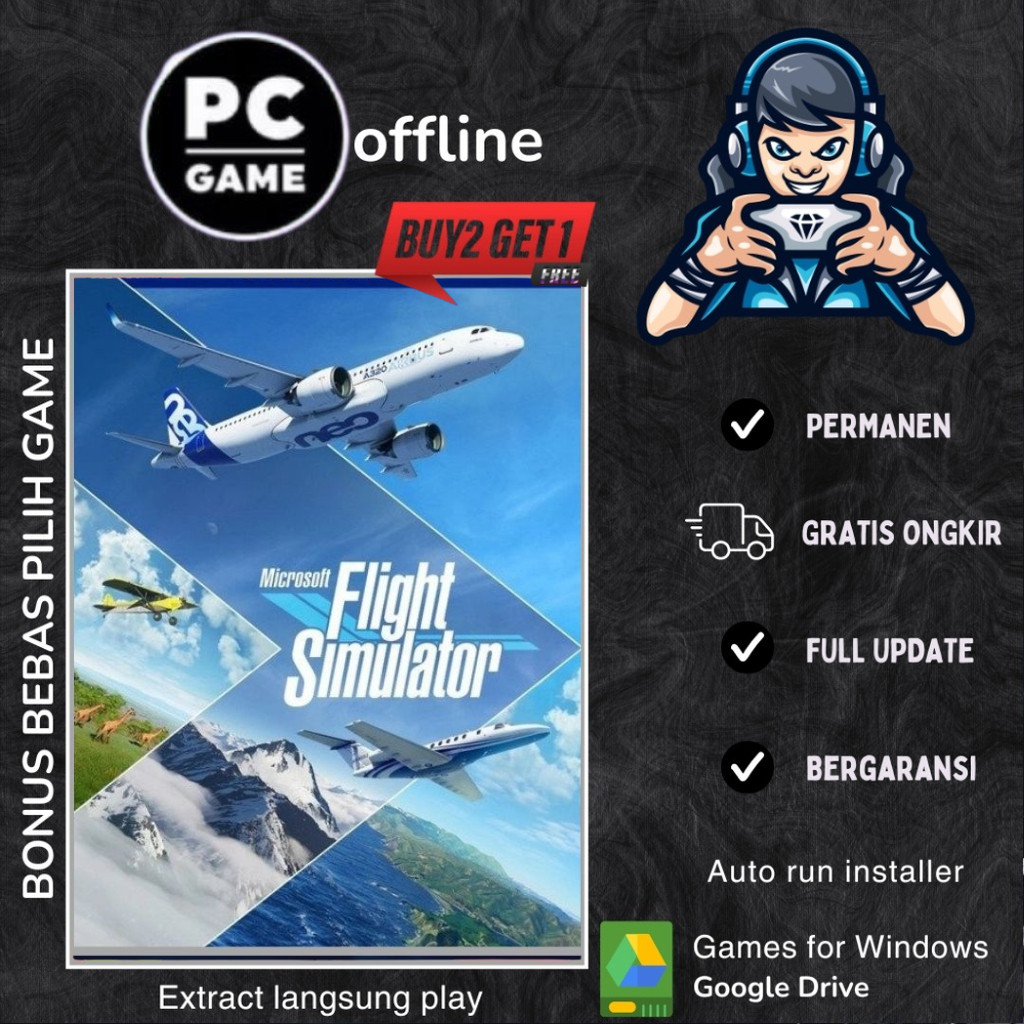 Jual MICROSOFT FLIGHT SIMULATOR 2020 - GAME PC - GAME LAPTOP - GAME ...